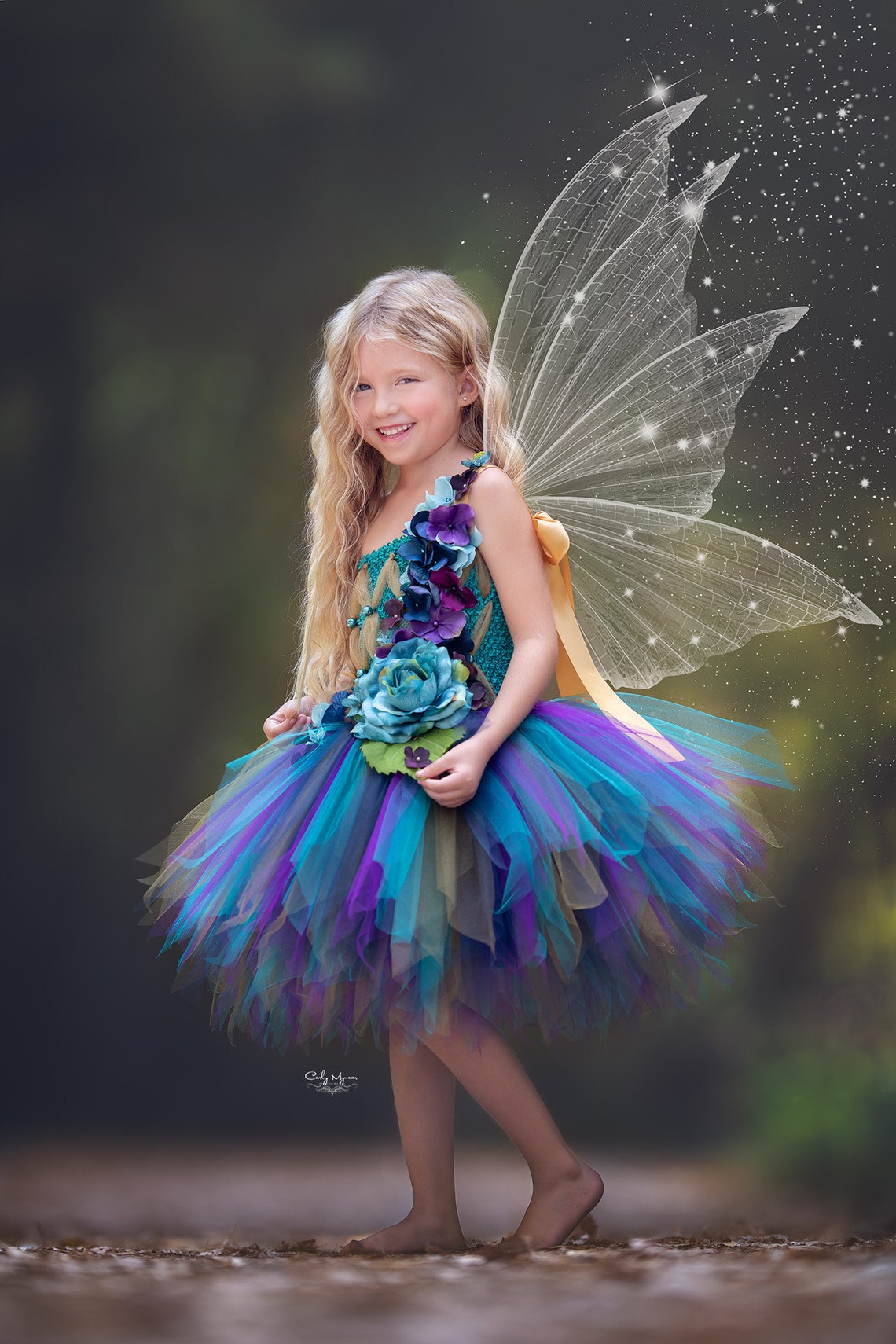 Peacock Tutu Dress Teal Tutu Dress Purple Tutu Dress Fairy | Etsy