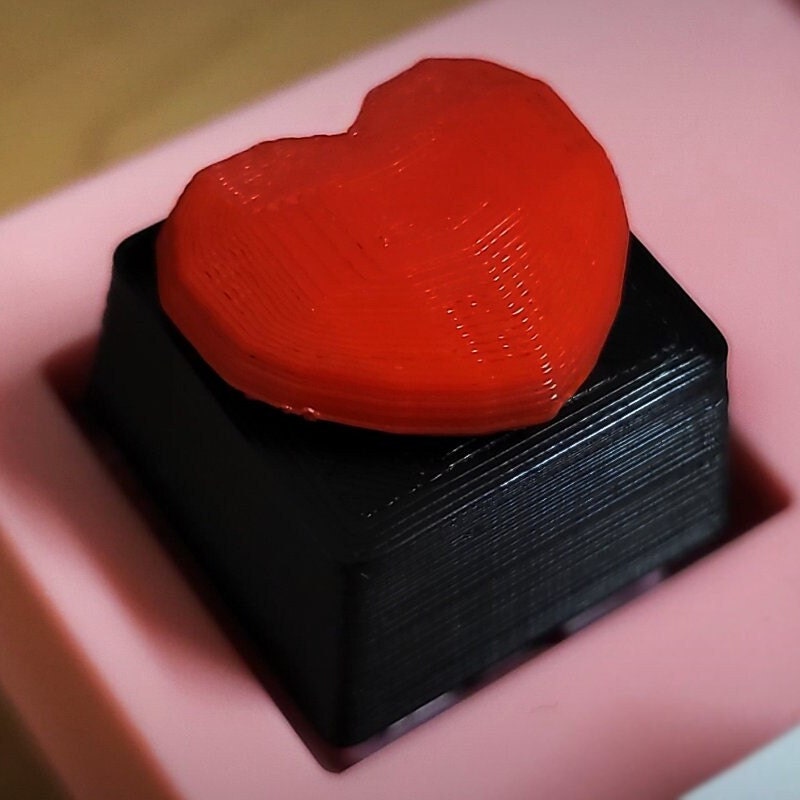 Heart Keycap for Mechanical Keyboards | Custom 3D Printed - Etsy