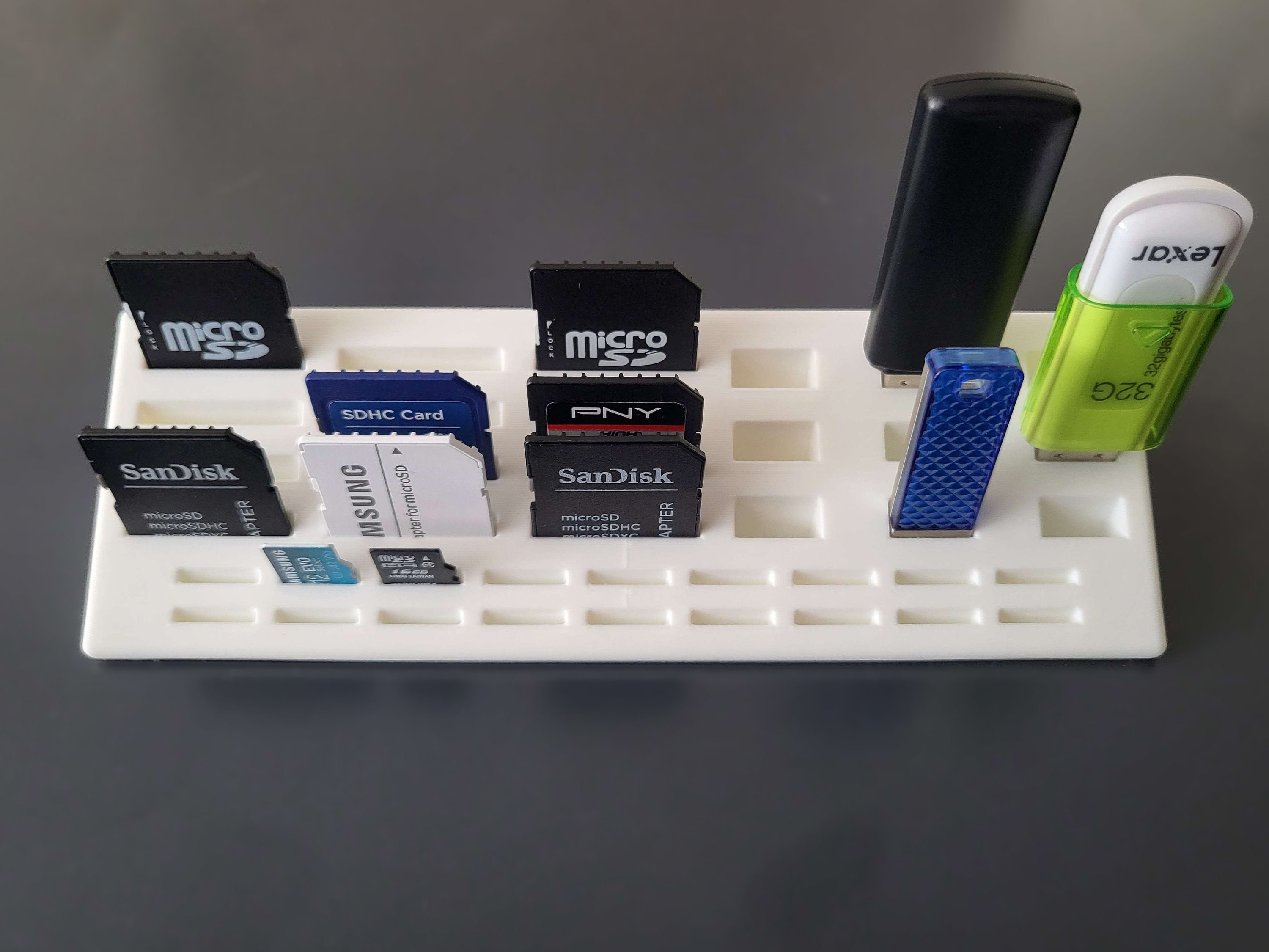 Custom IKEA SKADIS Pegboard USB and Sdcard Holder - Etsy