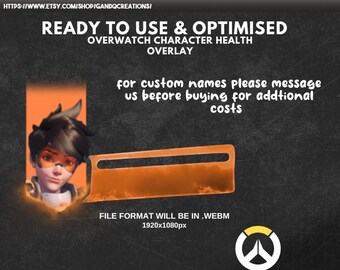 Health Bar Overlay Overwatch - Etsy