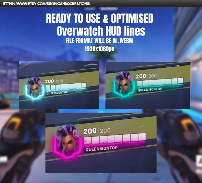 3 Pack of Animated Overwatch Health Bar Overlay Twitch - Etsy