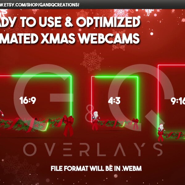 Animated Red Neon Webcam Border - Etsy