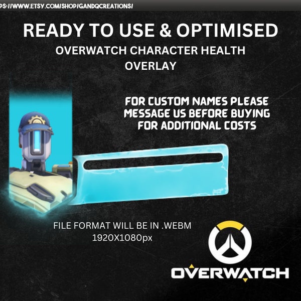 Overwatch Health Bar Overlay - Etsy