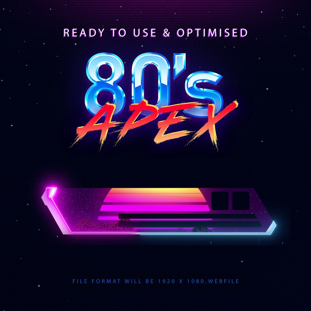 80s Apex Animated Health Bar Overlay for Streaming Twitch - Etsy Singapore