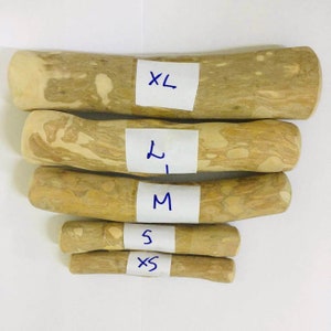 Coffee Wood Dog Chew Vegan Natural Bone Stick Dental Care Training ...