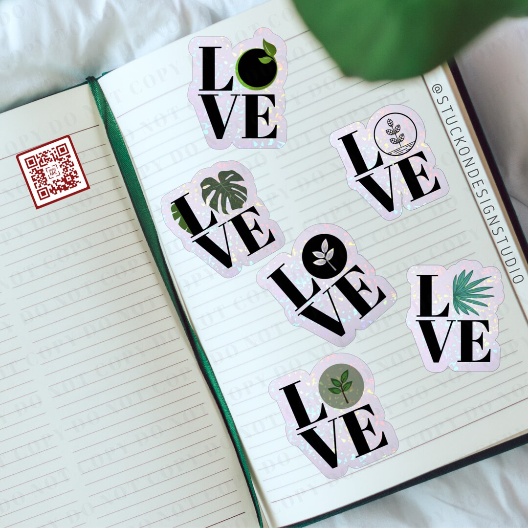 Love Plants Sticker Pack Vinyl Stickers Laptop Stickers Waterproof ...