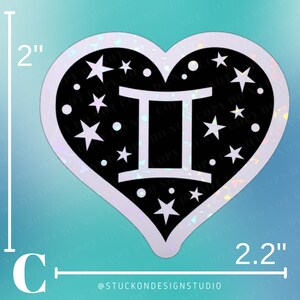 Gemini Zodiac Stickers C | Vinyl Stickers | Laptop Stickers ...