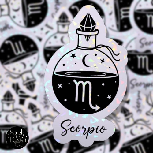 Scorpio Nutrition Facts Zodiac Sticker Vinyl Stickers - Etsy