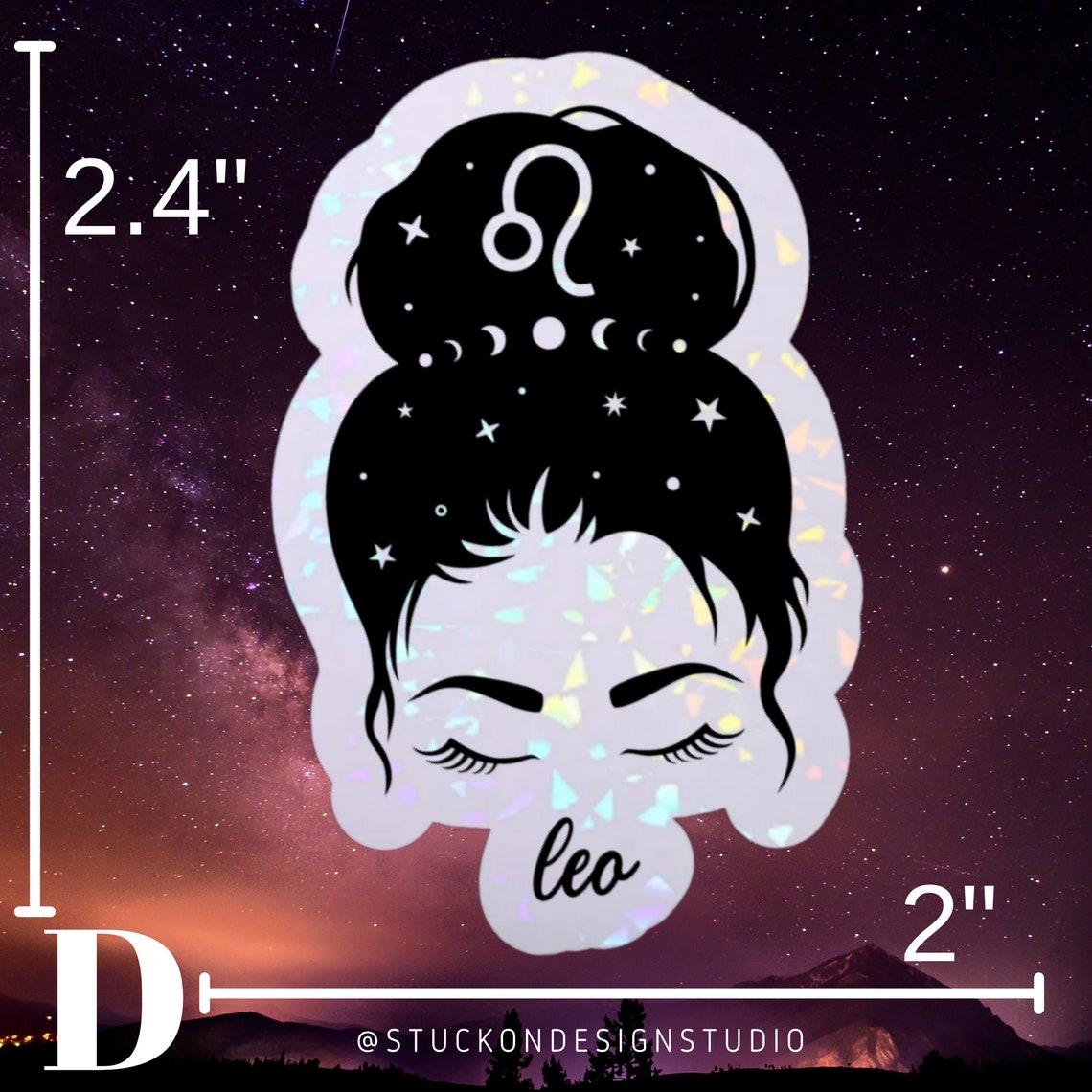 Leo Zodiac Stickers A Vinyl Stickers Laptop Stickers - Etsy