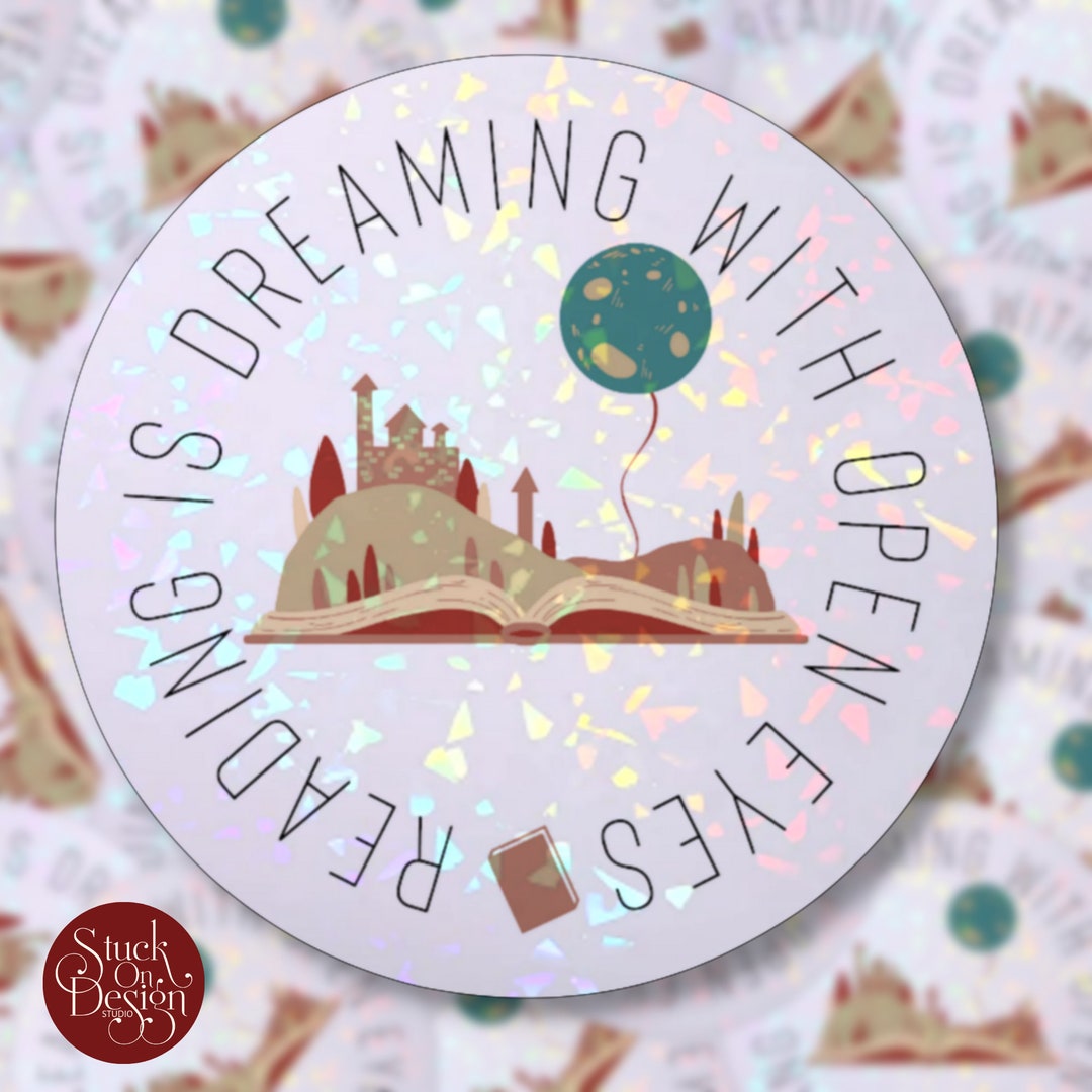 Reading Quote Sticker C | Vinyl Stickers | Laptop Stickers | Waterproof ...