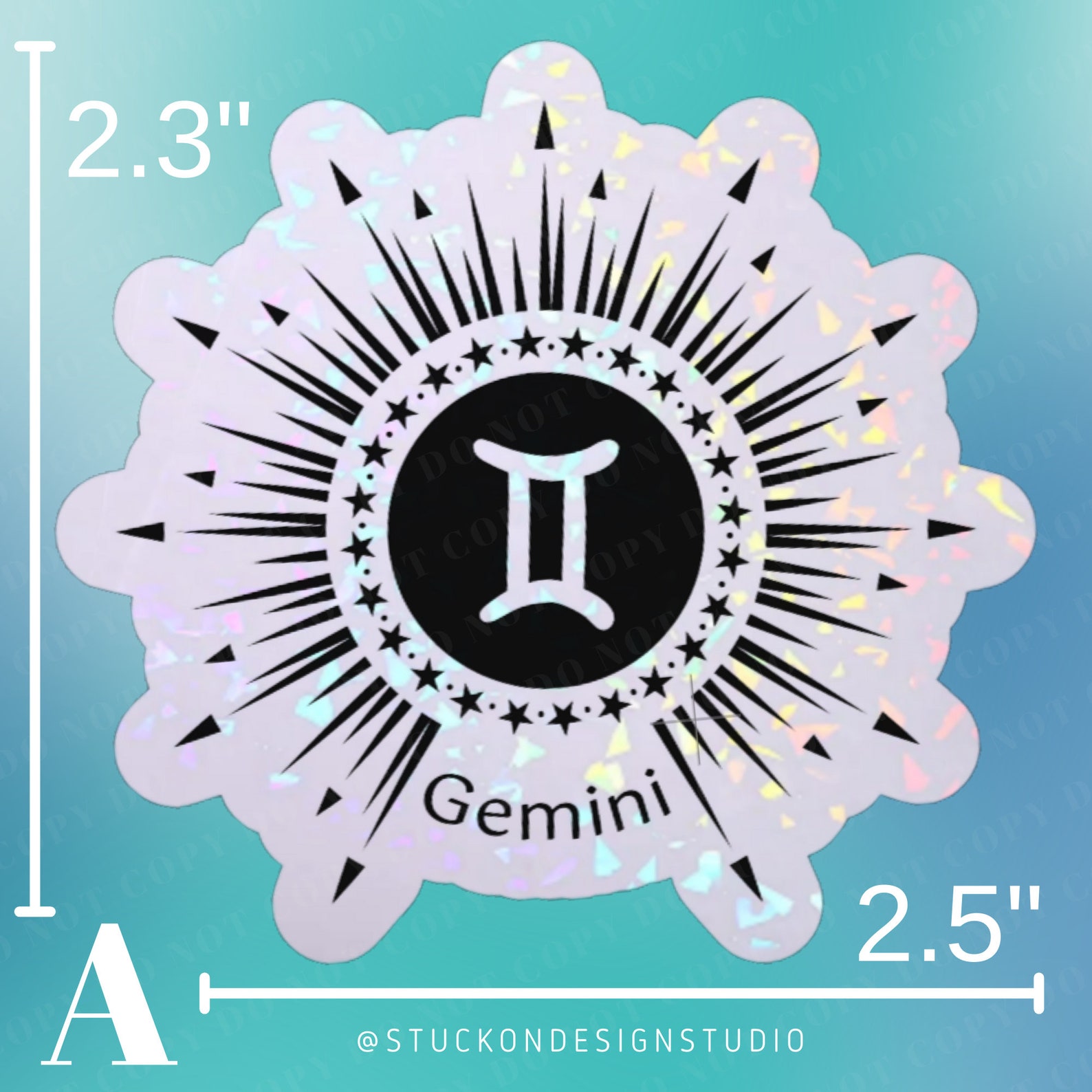 Gemini Zodiac Stickers C Vinyl Stickers Laptop Stickers | Etsy