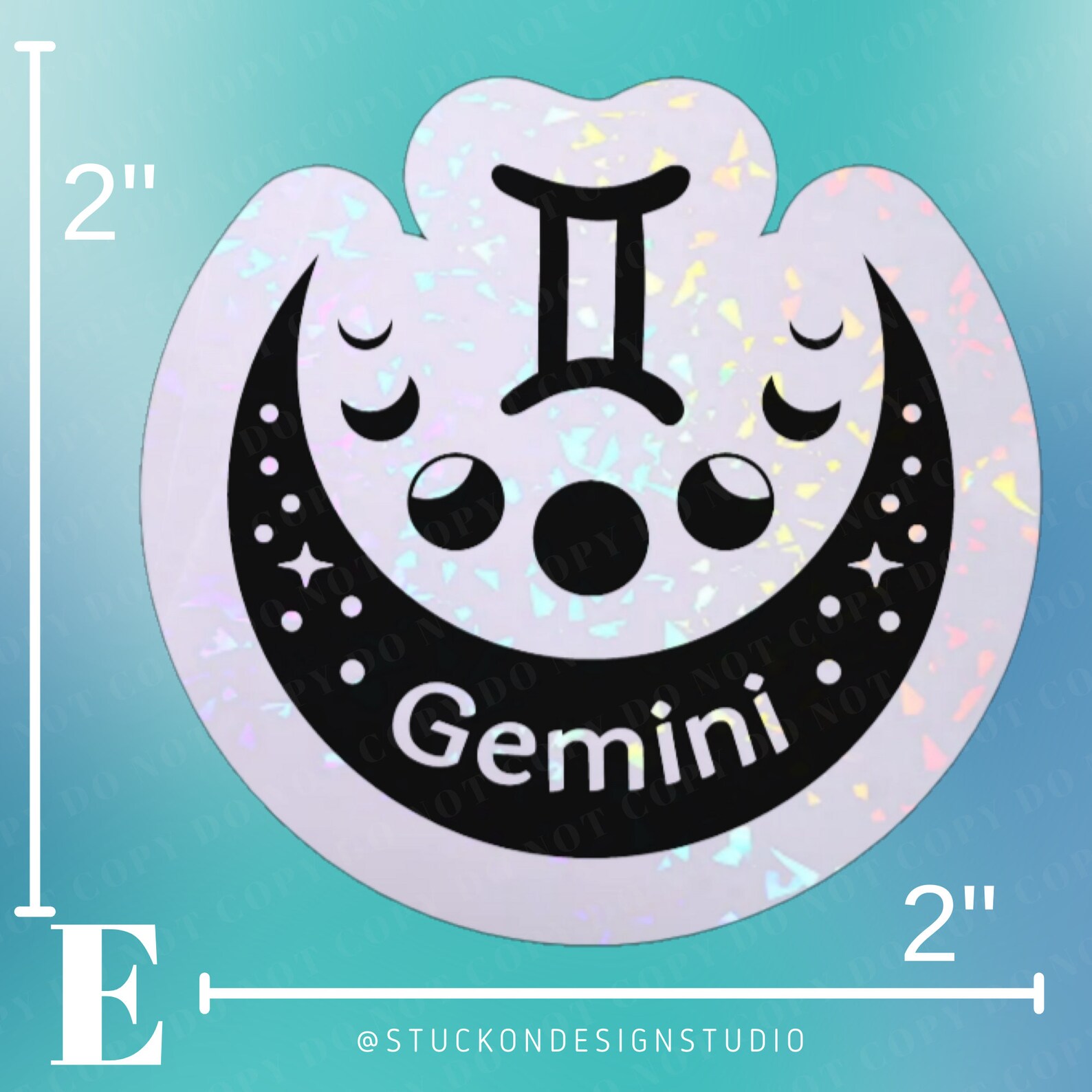 Gemini Zodiac Stickers C Vinyl Stickers Laptop Stickers | Etsy