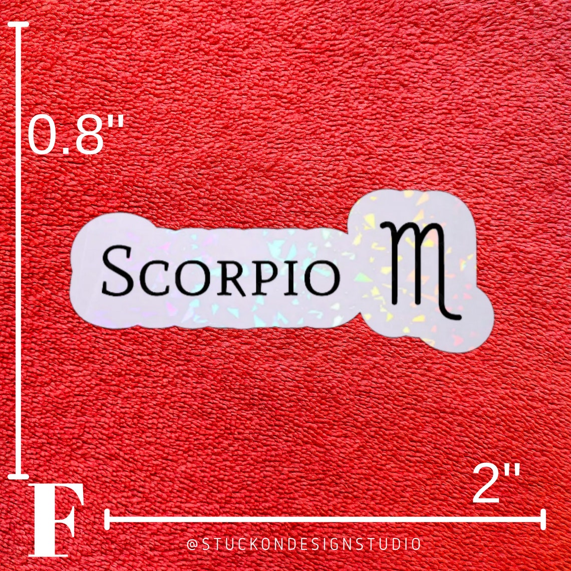 Scorpio Zodiac Stickers B Vinyl Stickers Laptop Stickers Etsy