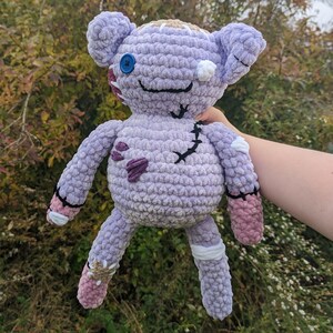 2-in-1 New & Worn Jumbo Hambo Crochet Pattern Pdf File // Amigurumi Marceline's Bear Plushie ...