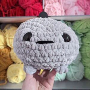 Sad Grumpy Rain Frog Crochet Amigurumi Pattern Pdf File // NOT PHYSICAL ...