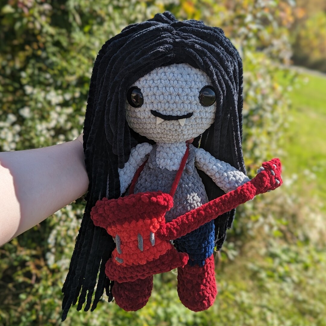 MTO Jumbo Marceline the Vampire Queen Crochet Plushie // Adventure Time ...