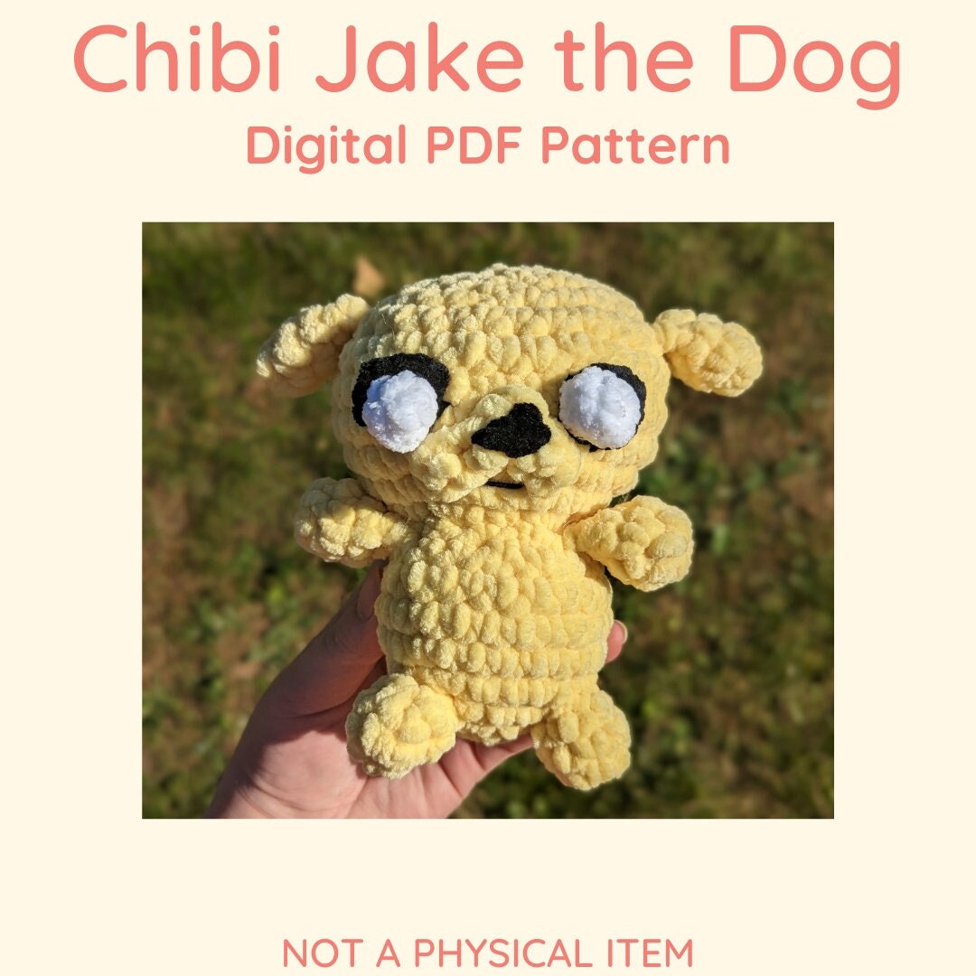 Jake the Dog Crochet Pattern Pdf File // Chibi Style Amigurumi - Etsy