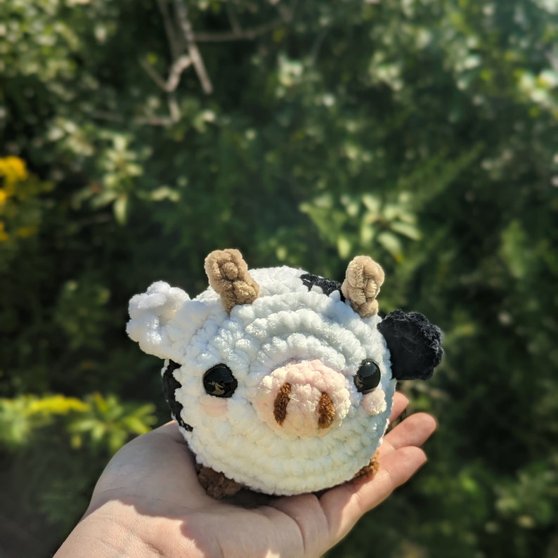 Cow Stress Ball Crochet Amigurumi Pattern Pdf File // Cowball - Etsy