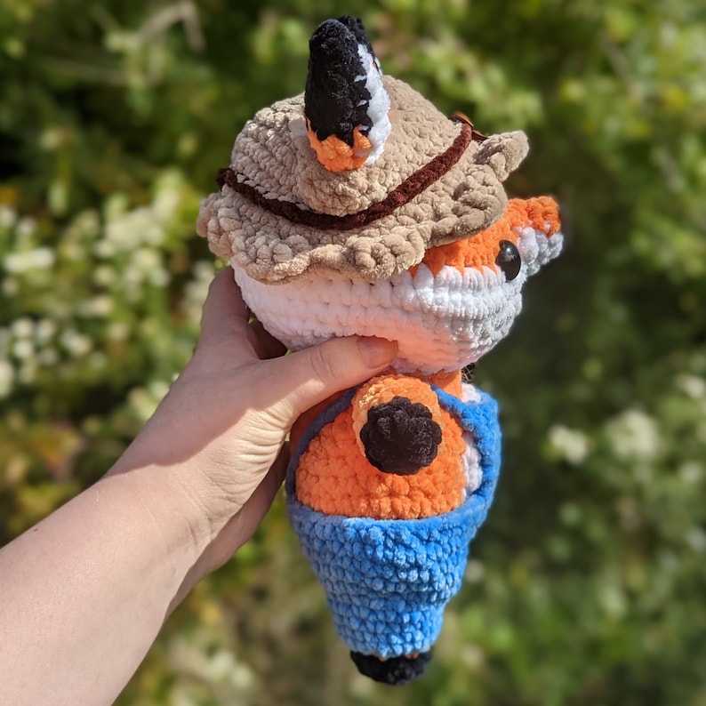 Farmer Fox in Overalls Crochet Amigurumi Pattern Pdf File // - Etsy