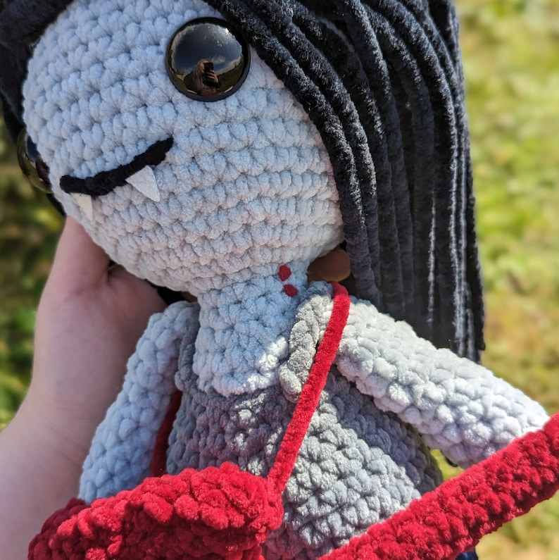 Marceline Crochet Amigurumi Plushie Vampire Queen Pattern - Etsy
