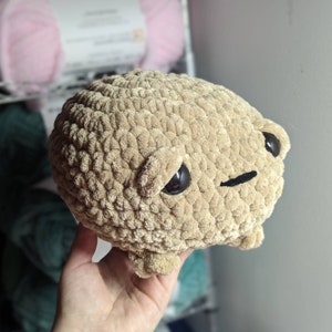 Sad Grumpy Rain Frog Crochet Amigurumi Pattern Pdf File // NOT PHYSICAL ...