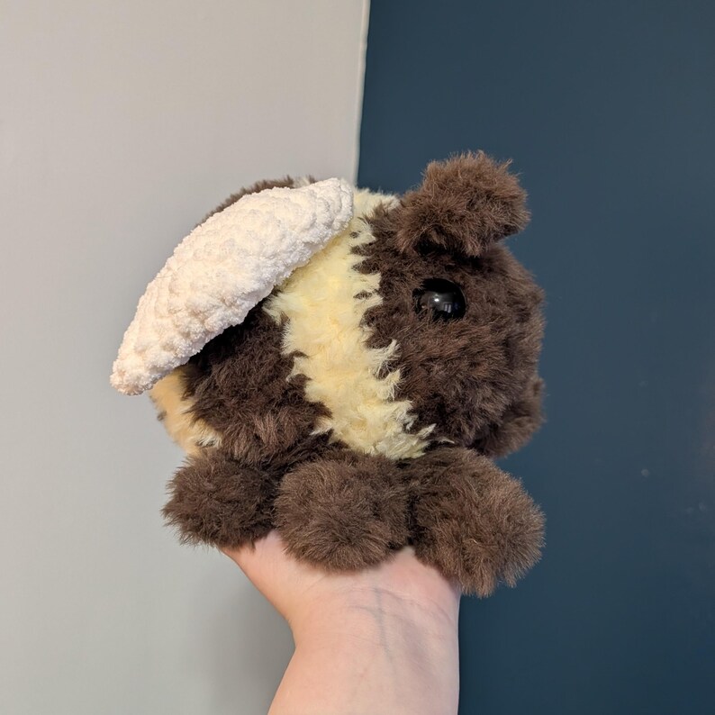 Fluffy Carpenter Bee Crochet Plushie // Handmade Plush Amigurumi ...