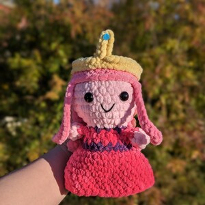 Princess Bubblegum Crochet Pattern Pdf File // Chibi Style Amigurumi Plushie Adventure Time ...