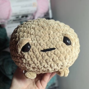 Sad Grumpy Rain Frog Crochet Amigurumi Pattern Pdf File // NOT PHYSICAL ...