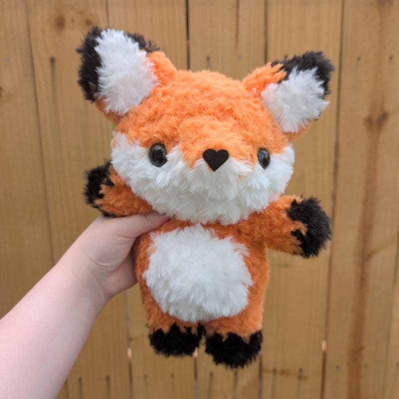 Stuffed Fox Toy - Etsy