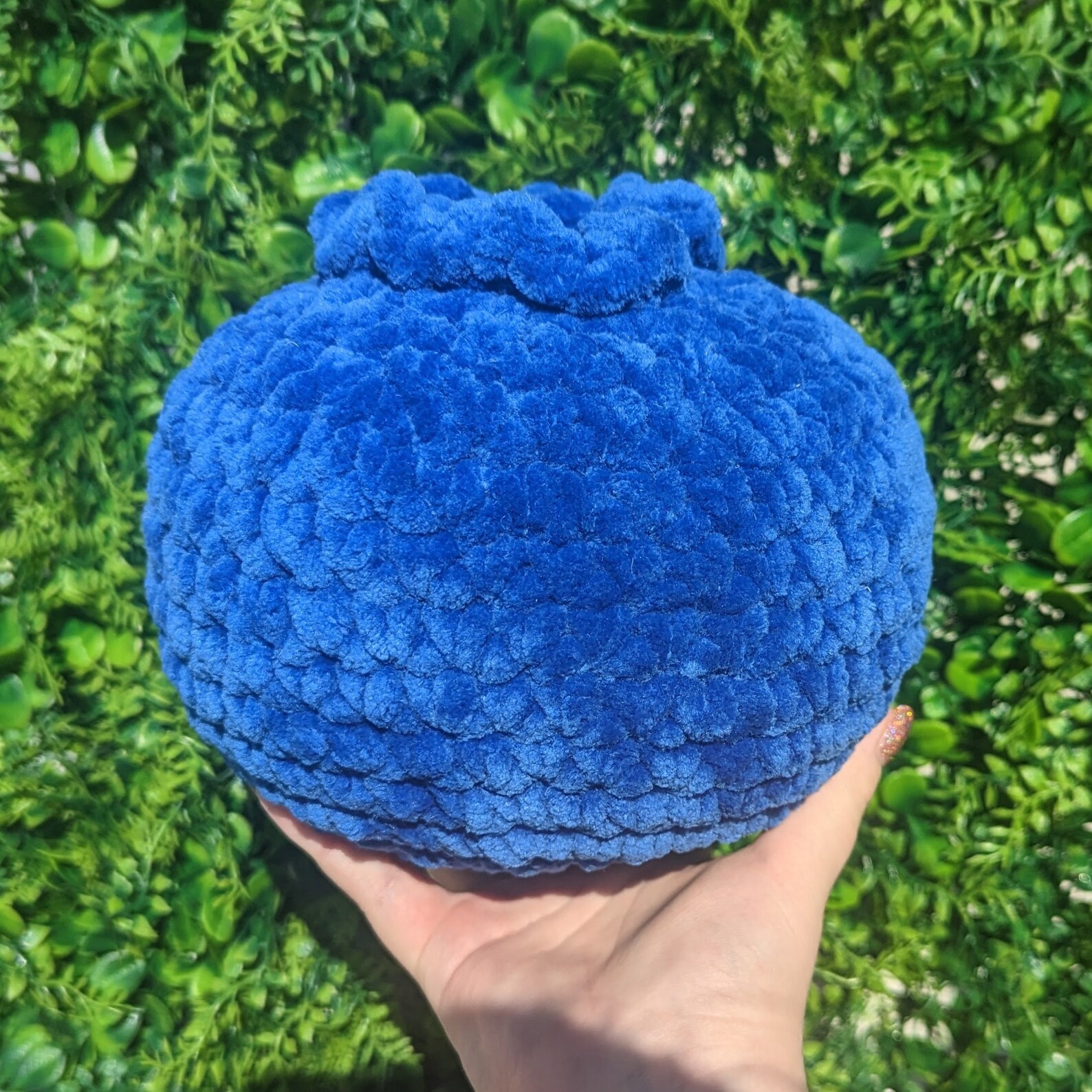 MTO Jumbo Blueberry Crochet Plushie // Handmade Amigurumi Food Stuffed ...