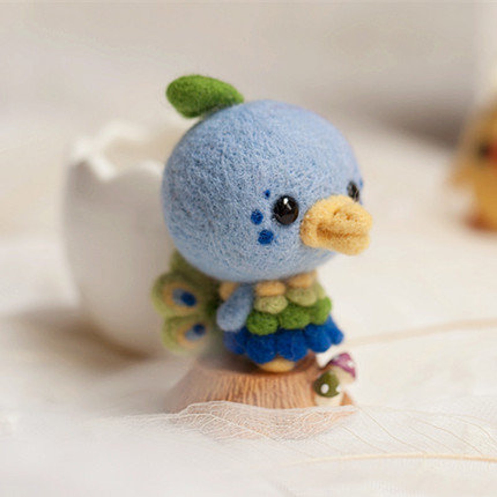 Wool Needlecraft Needlepoint Needle Felted Felting Cute Animal Kit ...