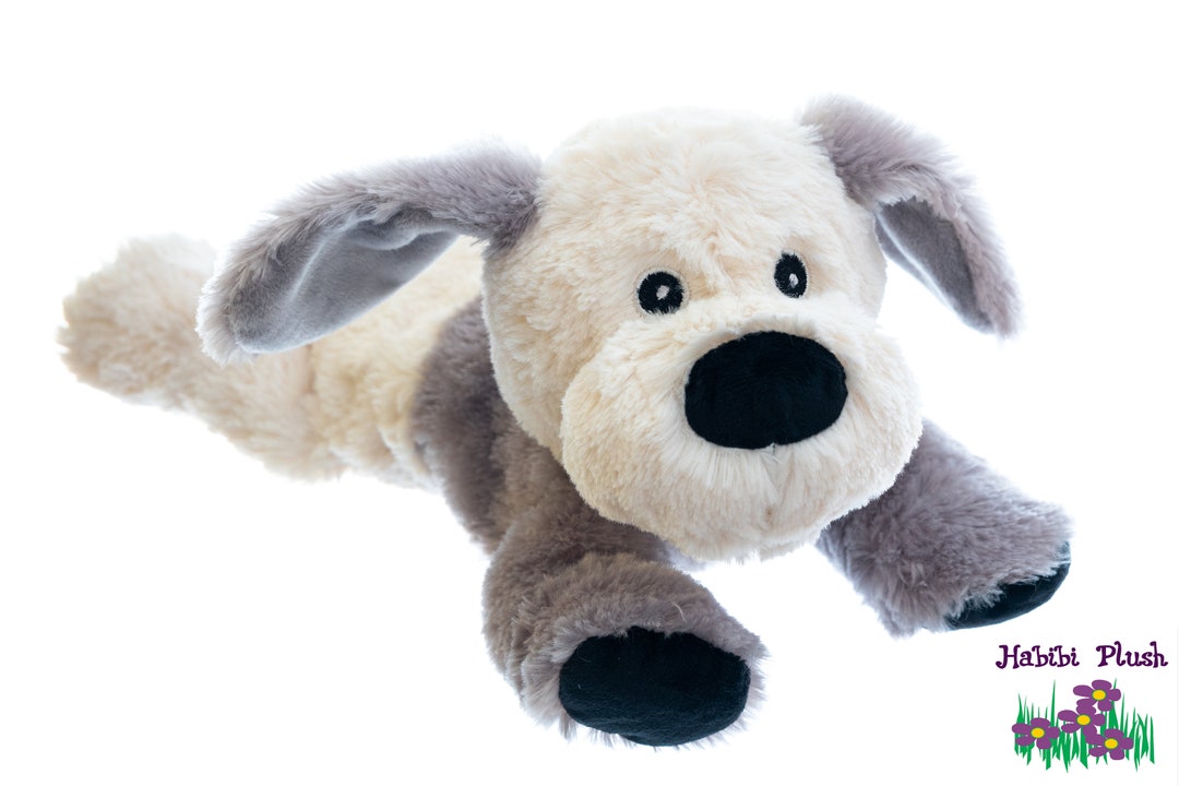 Habibi Plush : Dog Puppy With Velcro Heat Stuffed Animal I - Etsy