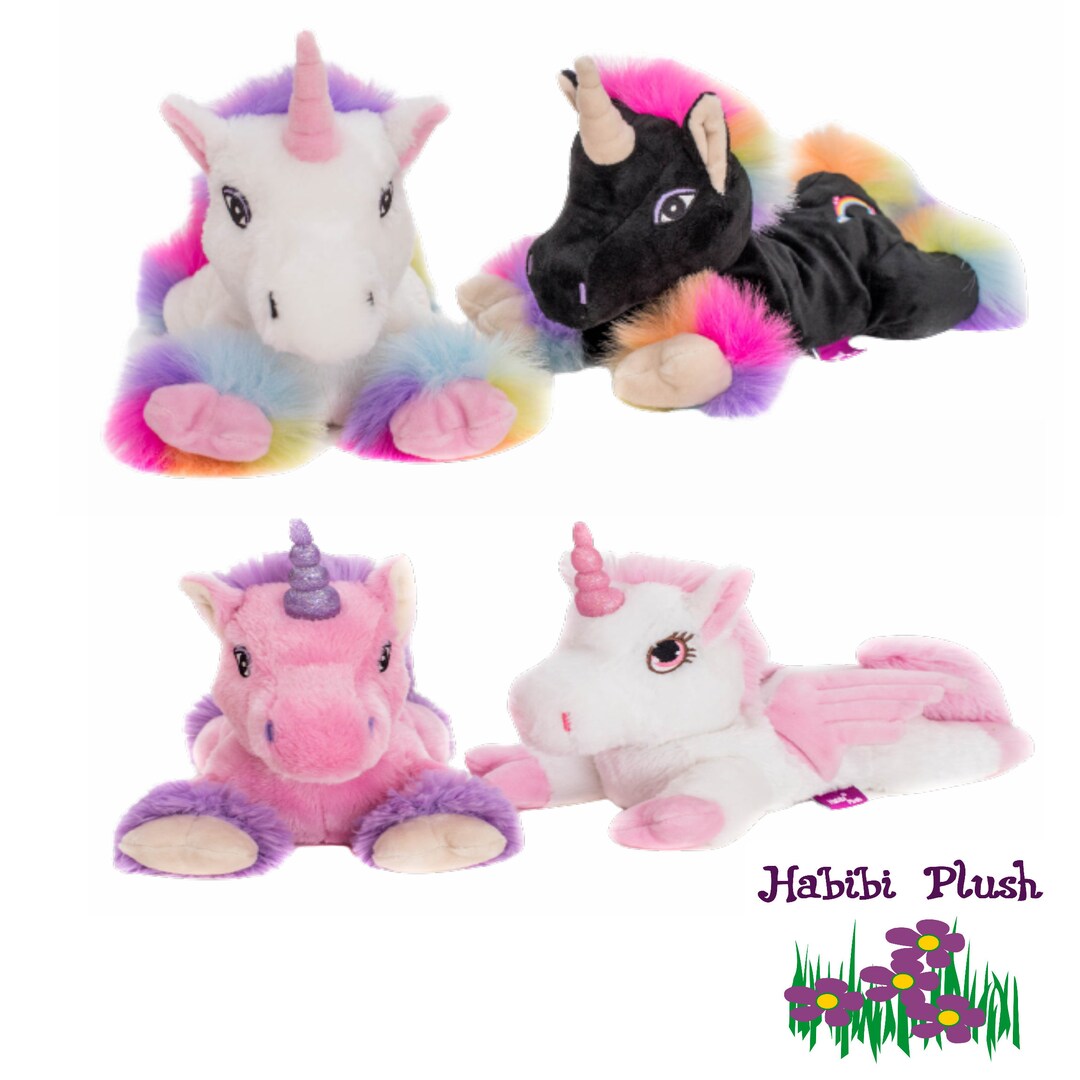 Habibi Plush : Unicorn Various Colours With Velcro Fastener - Etsy