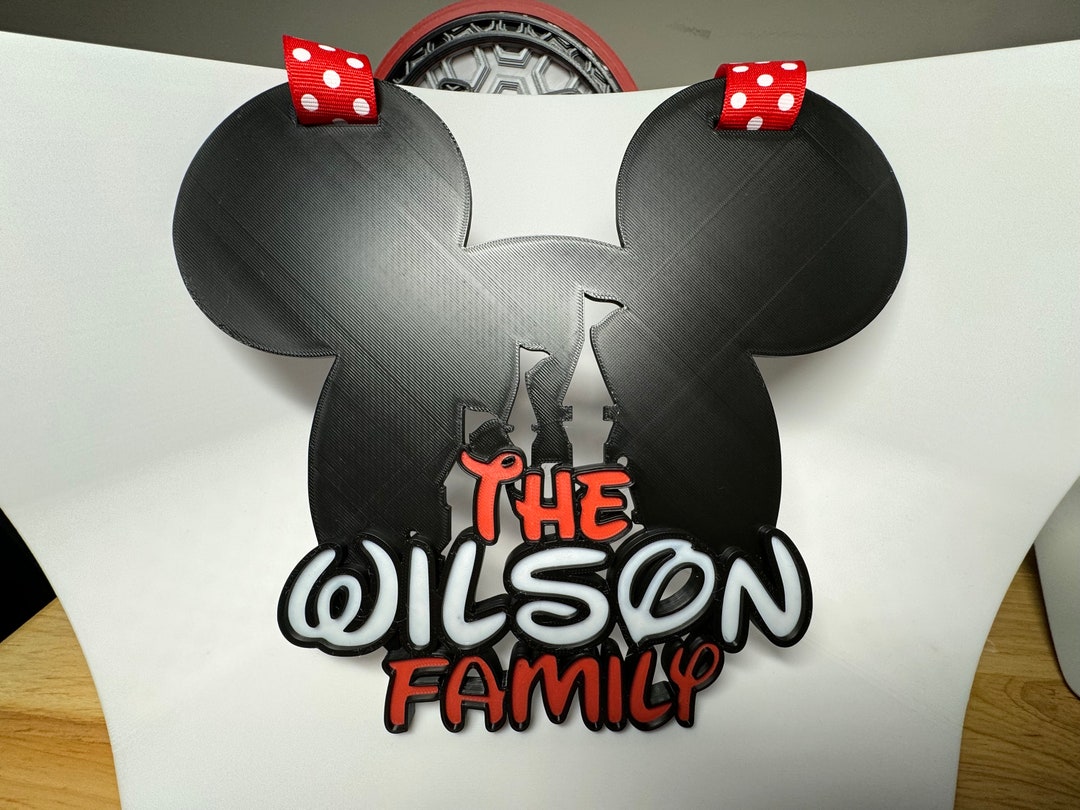 Custom Mickey Disney Stroller Tag - Etsy