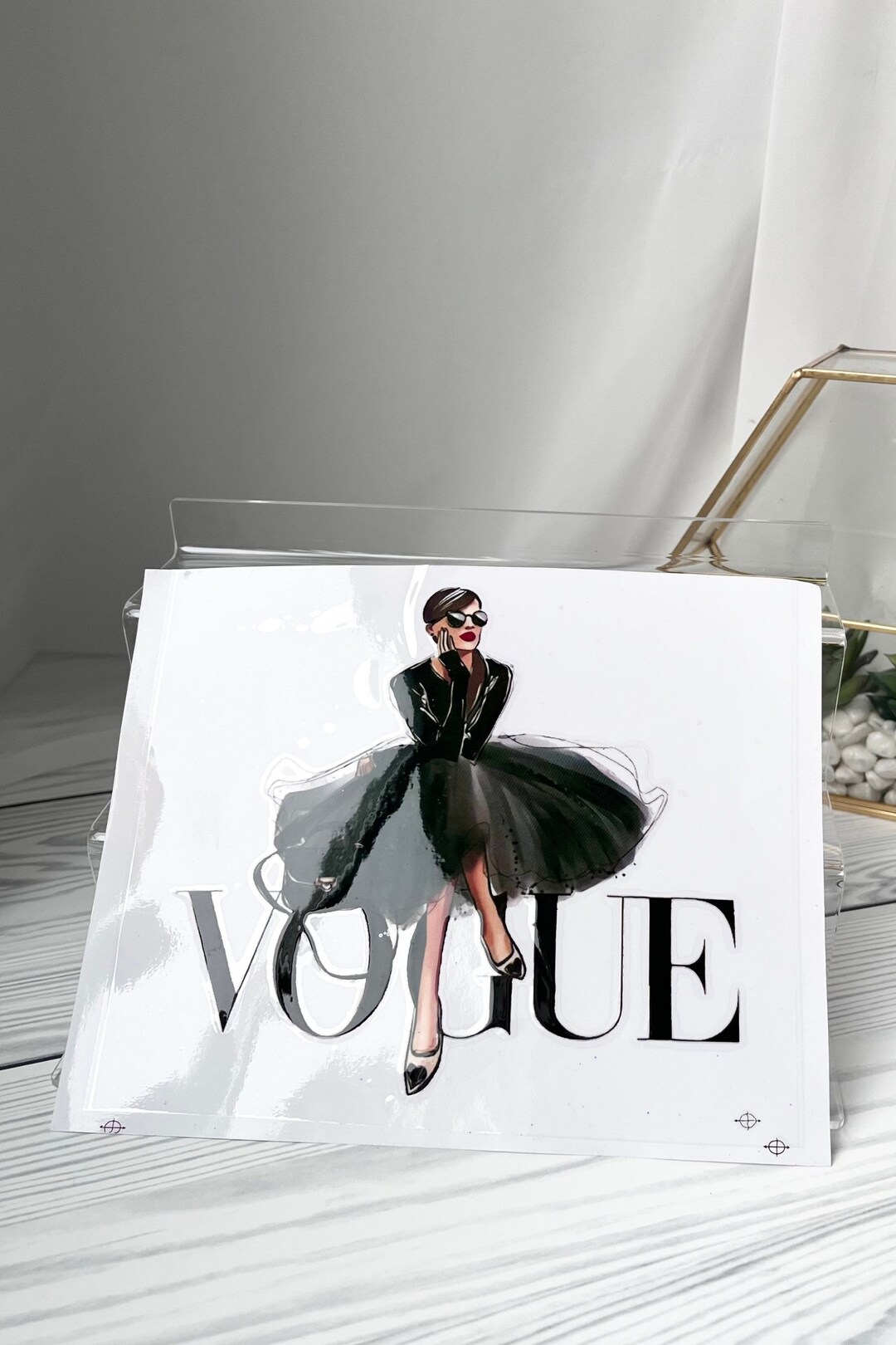 Laptop Sticker Vogue Vinyl Sticker Planner Waterproof - Etsy