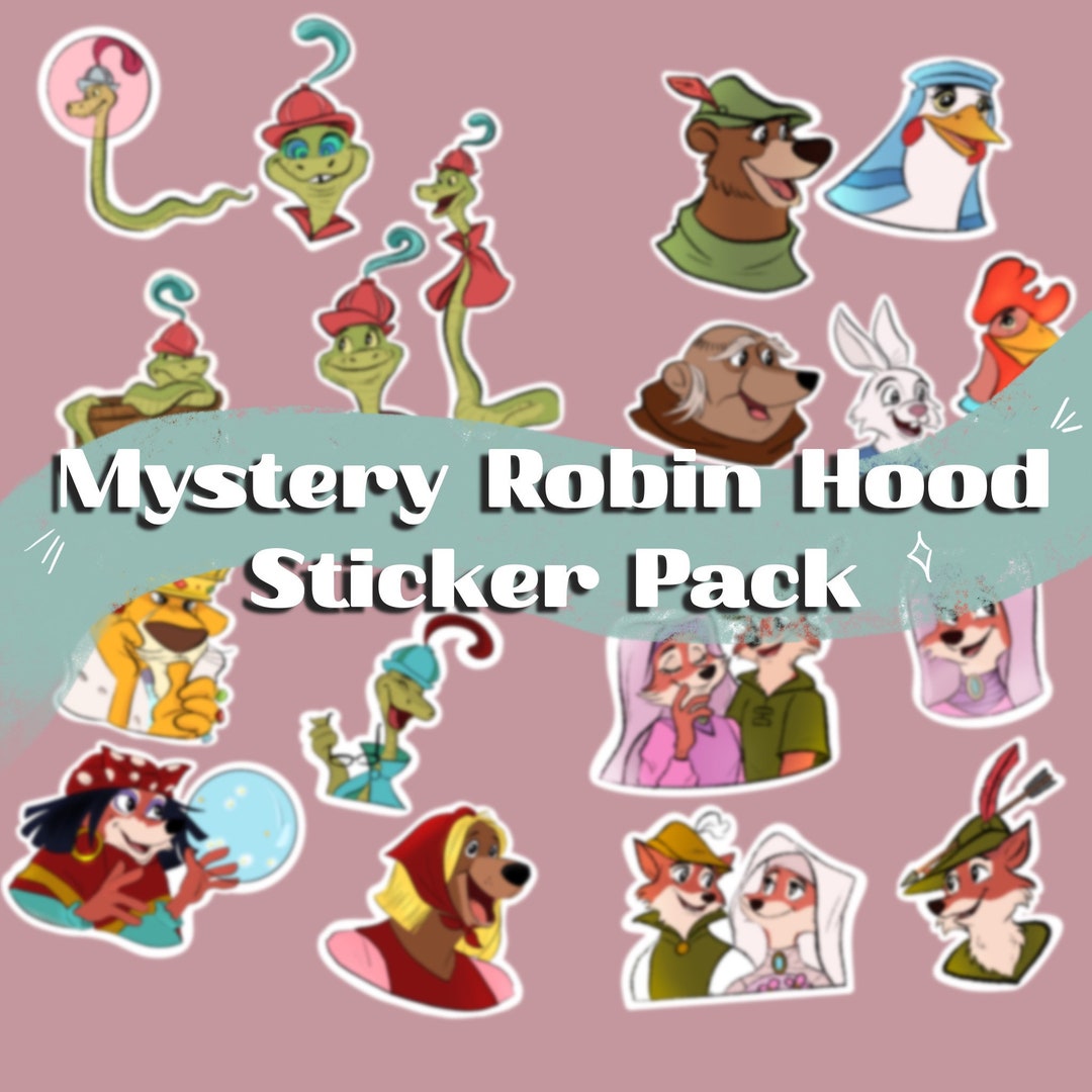 Robin Hood Vinyl Sticker Pack - Etsy