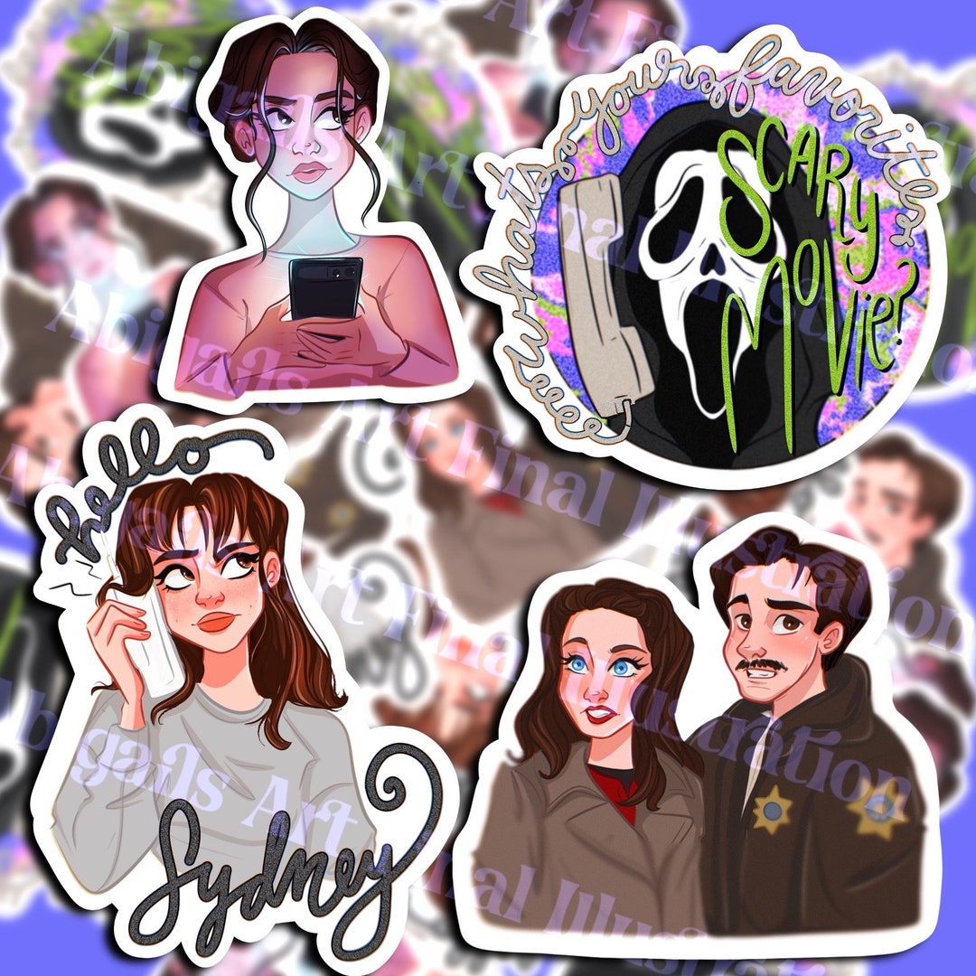 Scary Movie Vinyl Sticker Pack - Etsy