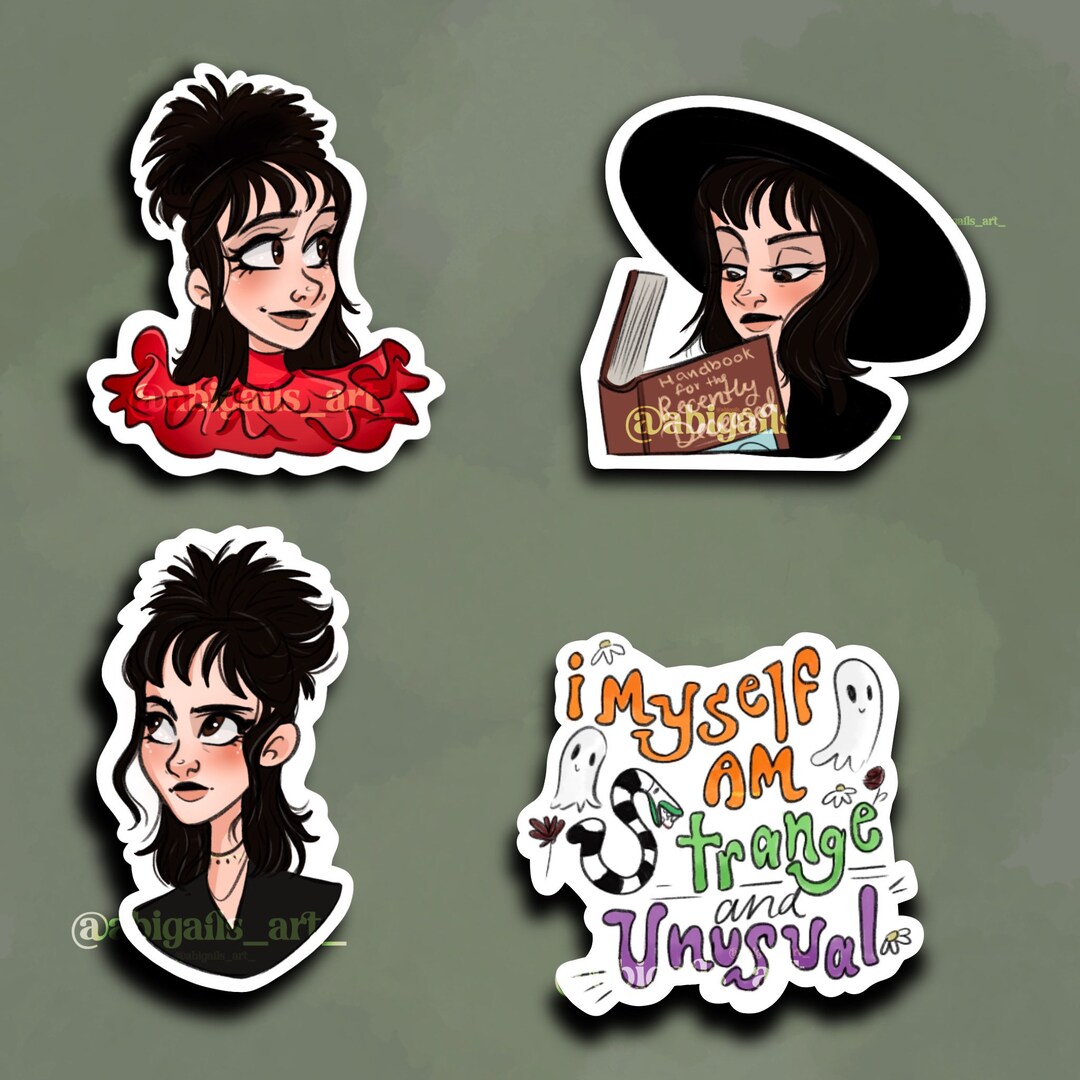 Strange & Unusual Sticker Pack - Etsy