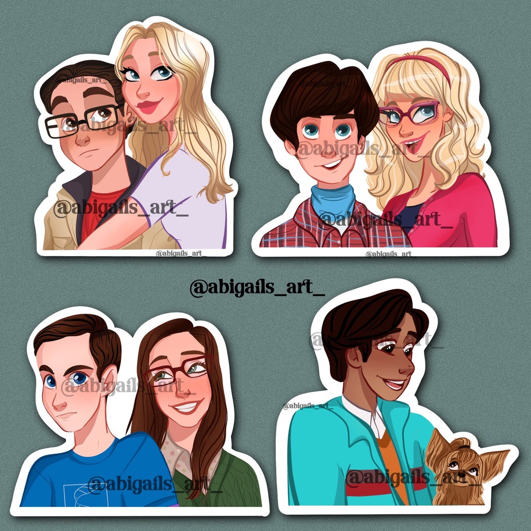 Big Bang Theory Sticker Pack - Etsy
