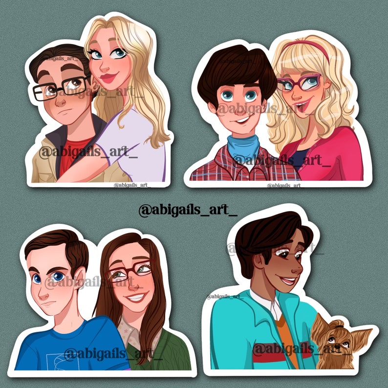 Big Bang Theory Sticker Pack - Etsy