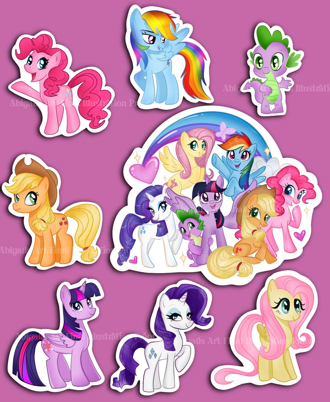 Friendship Sticker Pack - Etsy