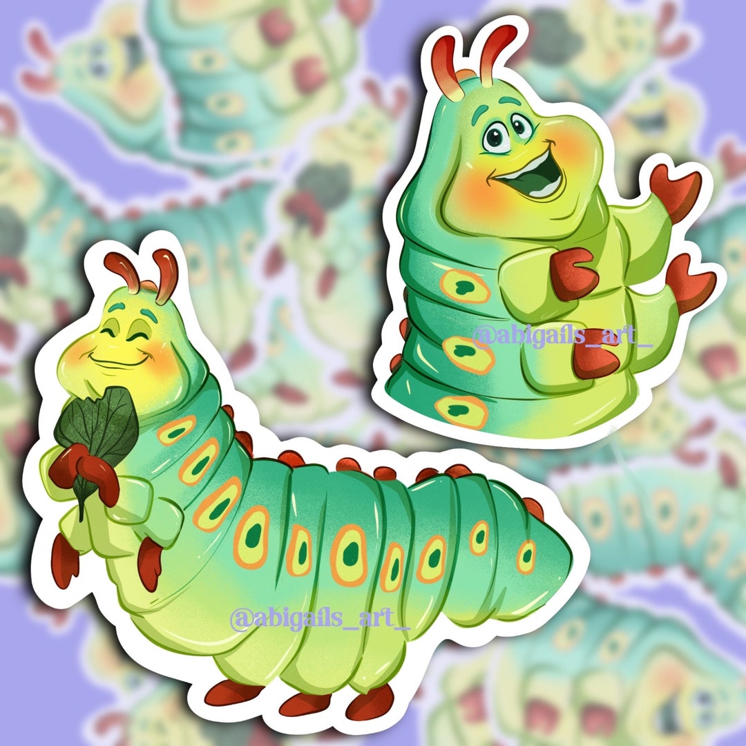 Caterpillar Sticker Pack - Etsy