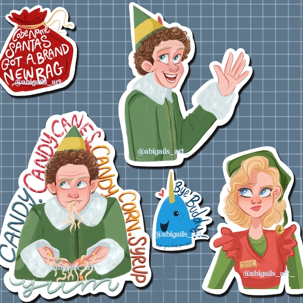 Elf Stickers - Etsy