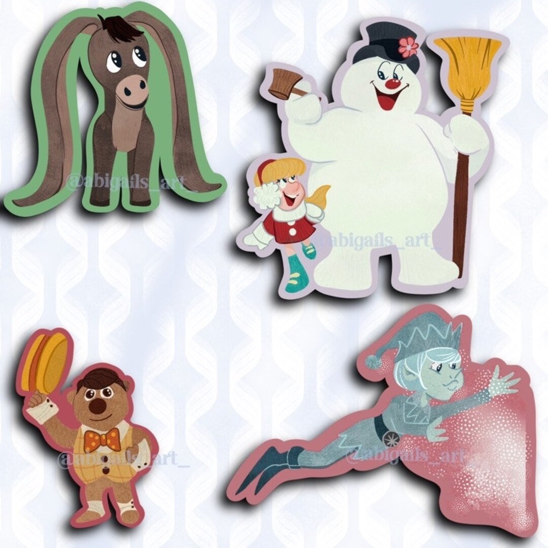 Frosty & Friends Sticker Pack - Etsy