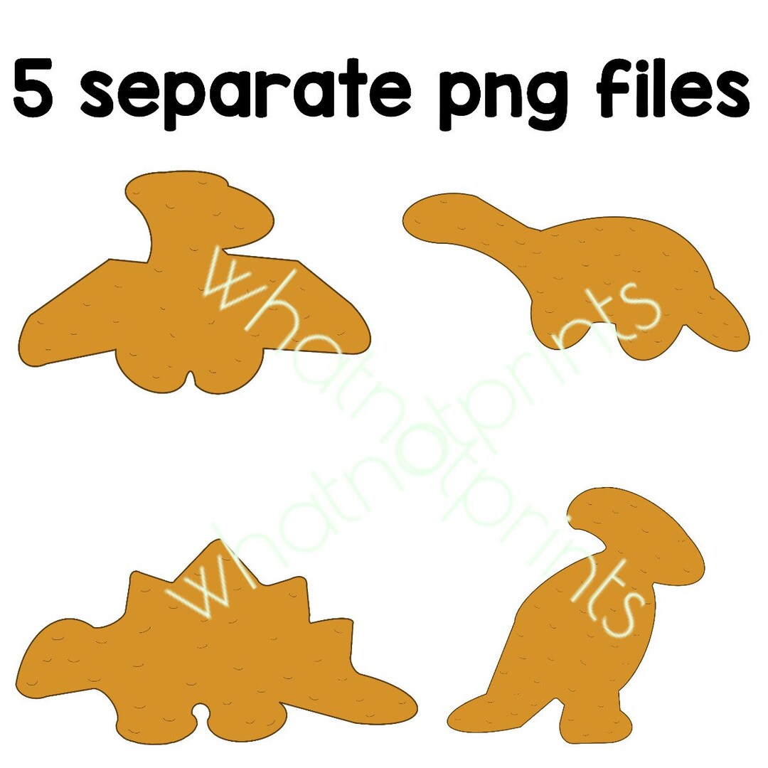 5 Commercial Dinosaur Chicken Nugget Pngs - Etsy
