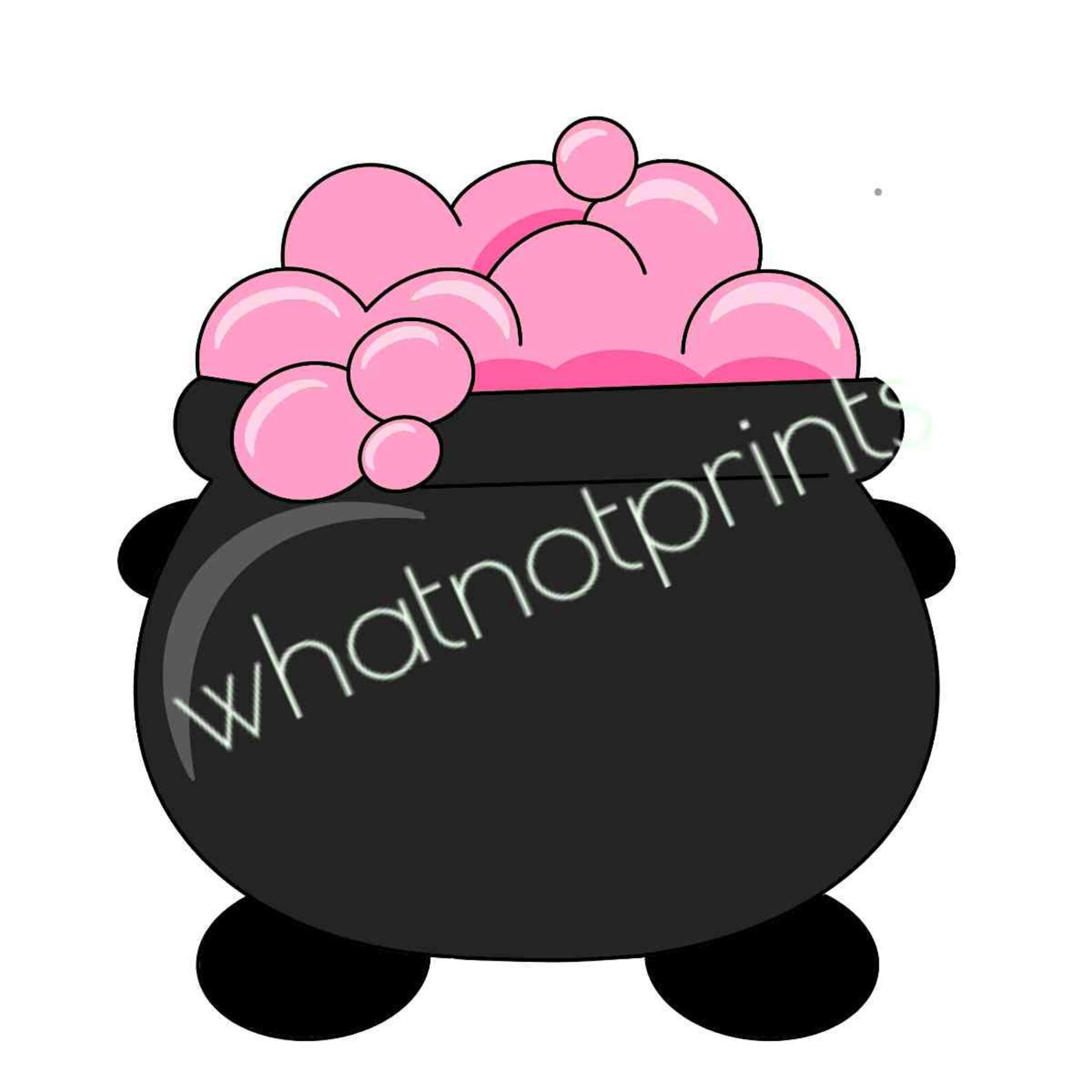 Commercial Cauldron Bubbling With Pink Potion PNG Transparent ...