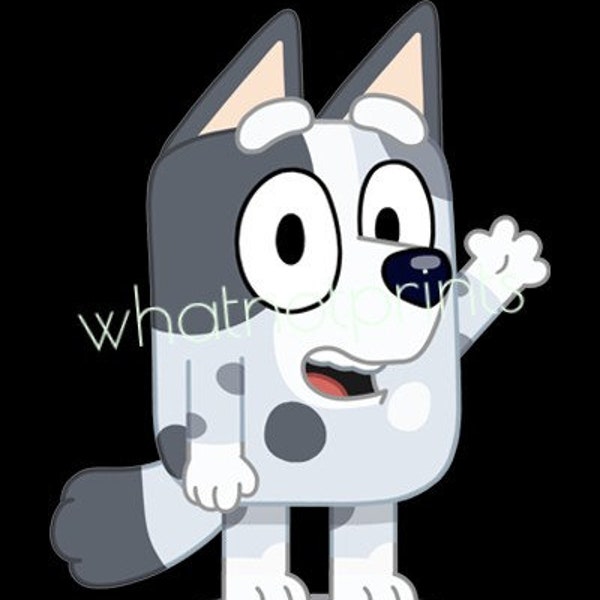 Bluey Transparent Png - Etsy UK