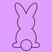 Commercial Bunny Rabbit Outline PNG & SVG Transparent Background High ...