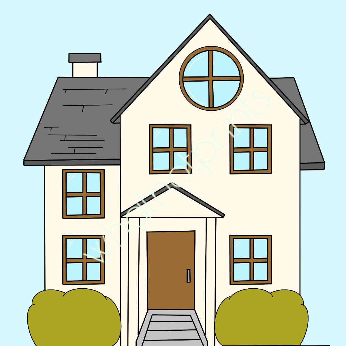 Commercial Two Story House PNG High Resolution Transparent Background ...