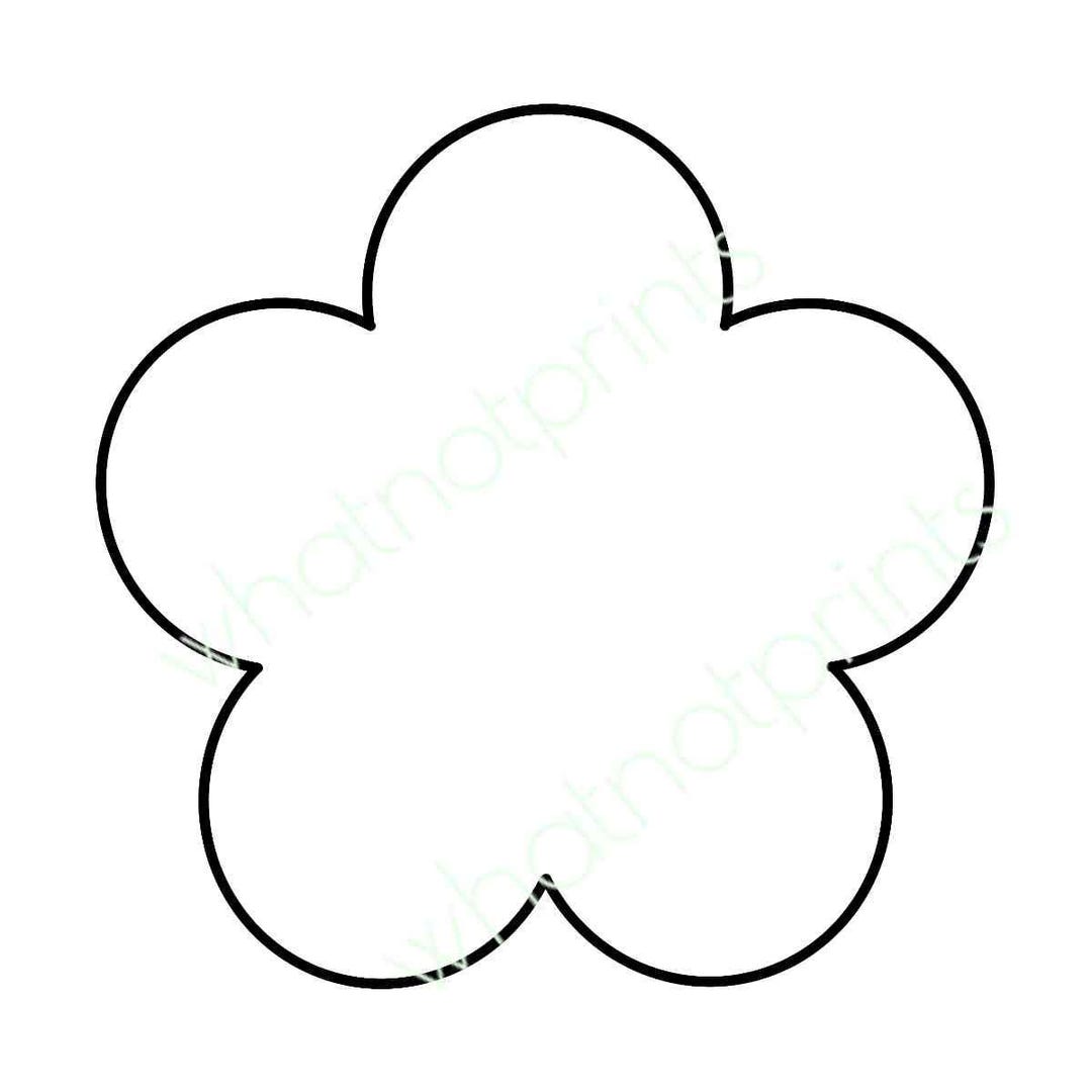 Petal Shape Outline